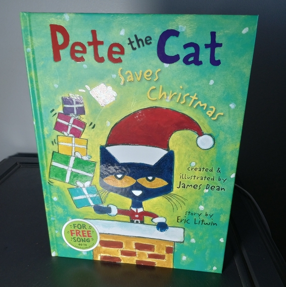 Other | Pete The Cat Saves Christmas Kids Illustrated Holiday Hardcover ...